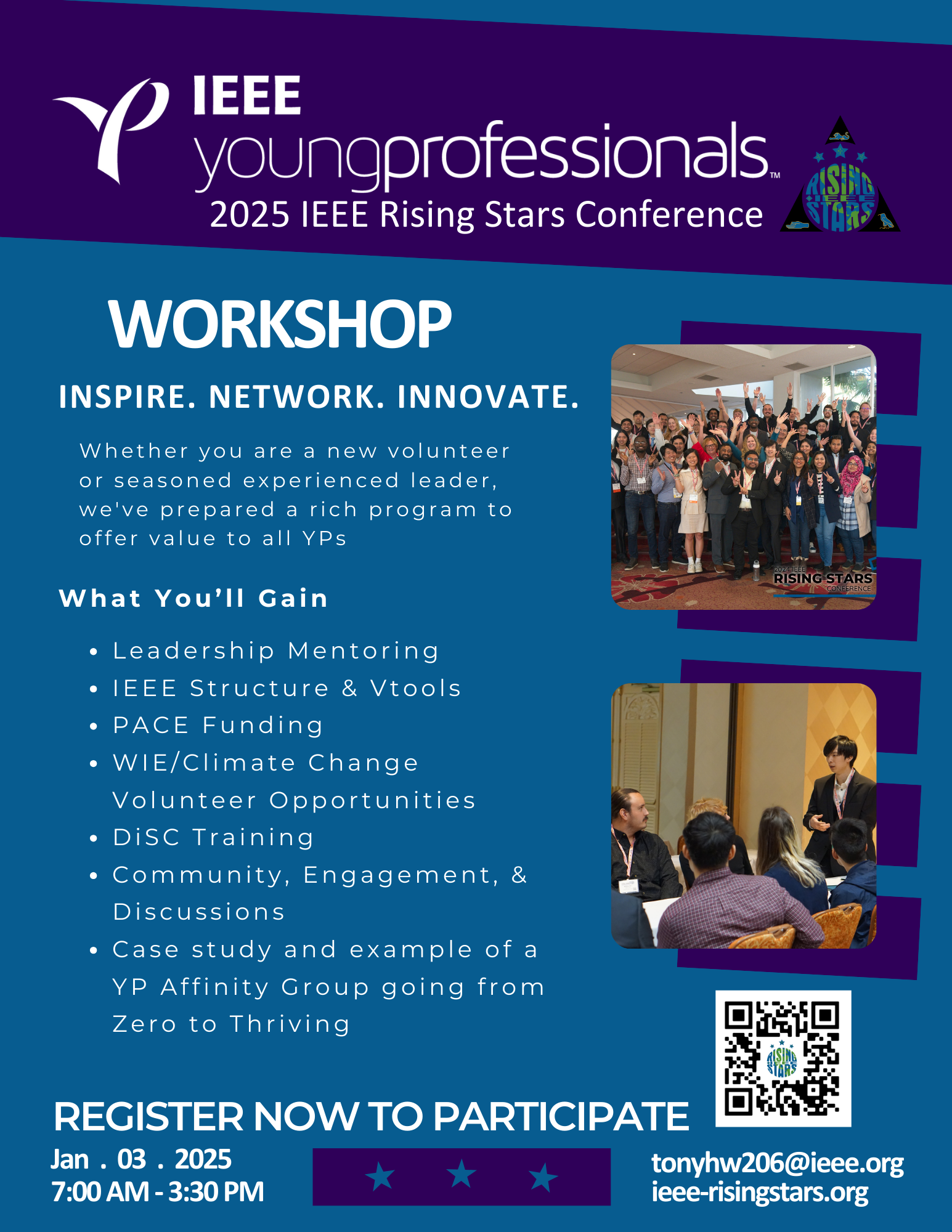 Young Professionals Training - IEEE Rising Stars 2026